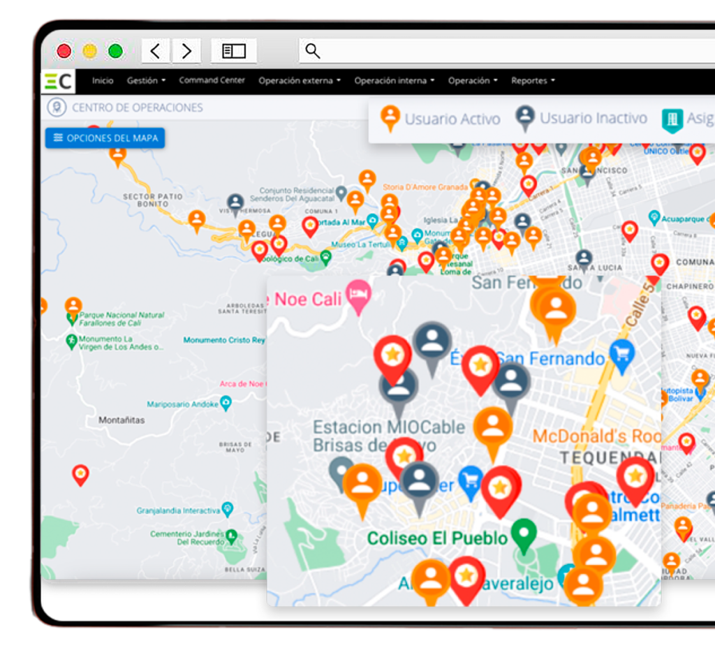 Command center - inData-Security